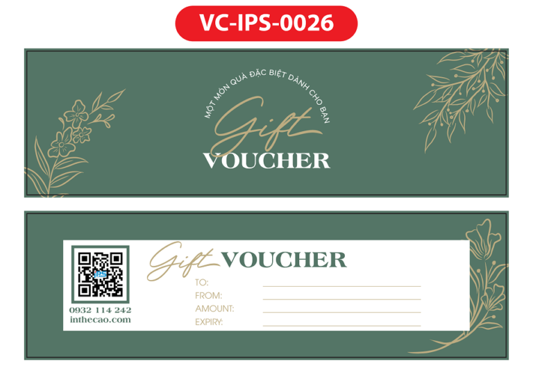 In voucher - In thẻ cào trúng thưởng , in Voucher số #1